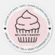 Modern Pink Cupcake Desserts Bakery Outdoor Yard Sign | Zazzle