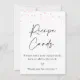 Modern Pink Dots Recipe Cards Sign | Zazzle