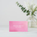 Modern Pink Glitter Appointment Reminder Card | Zazzle