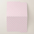 Modern Pink Polka Dot File Folder | Zazzle