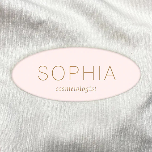 Modern Pink Salon Spa Name Tag | Zazzle