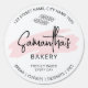 Modern Pink Watercolor Bakery Cake Market Outdoor Sign | Zazzle