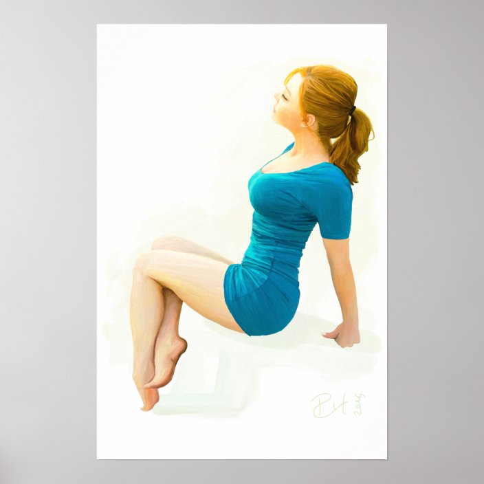 Modern Pinup girl - Poster | Zazzle.com