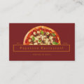 Modern Pizza Business Card | Zazzle