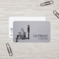 Modern Podcast Voice Actor Business Card | Zazzle