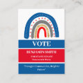 Modern Political Campaign USA Politician Business Card | Zazzle