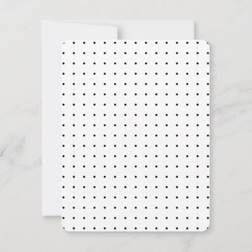 Modern Polka Dot Monogrammed Initial & Name Note Card | Zazzle