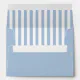 Modern Powder Blue Stripes Envelope | Zazzle