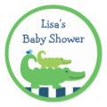 Modern Preppy Alligator Stickers | Zazzle
