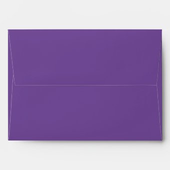 Modern Pretty Solid Color Purple Envelope | Zazzle