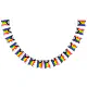 Modern Pride Flag Party Signs & Banners Garland | Zazzle
