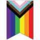 Modern Pride Flag Party Signs & Banners Garland | Zazzle
