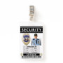 Modern Print Security Officer Custom Employee ID Badge | Zazzle