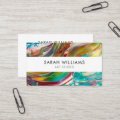 Modern Professional Artist Business Card | Zazzle