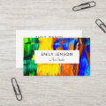 Modern Professional Artist Business Card | Zazzle