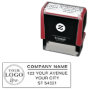 Modern Professional Business Logo Return Address Self-inking Stamp | Zazzle