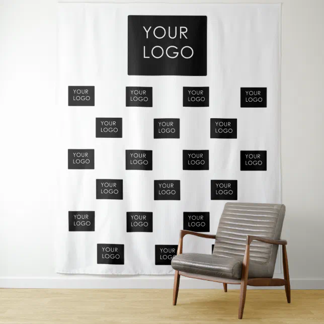 Modern Professional Company Business Logo Backdrop | Zazzle