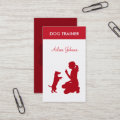 Modern Professional Dog Trainer Business Card | Zazzle