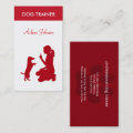 Modern Professional Dog Trainer Business Card | Zazzle