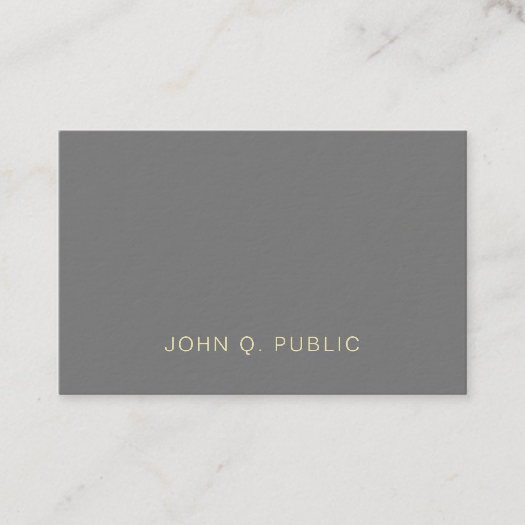Modern Professional Elegant Creative Ultra Thick Business Card | Zazzle