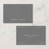 Modern Professional Elegant Creative Ultra Thick Business Card | Zazzle