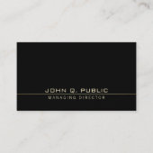 Modern Professional Elegant Managing Director Business Card | Zazzle