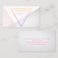 Modern Professional Geometric Stylish Business Card | Zazzle