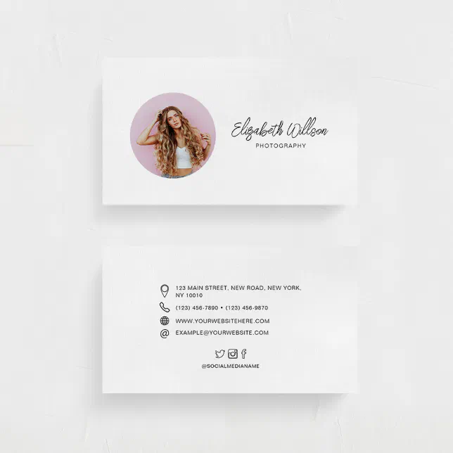 Modern Professional Handwritten Script Business Card | Zazzle