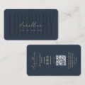 Modern Professional Laundry Dry Clean Blue Business Card | Zazzle