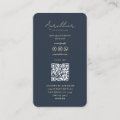 Modern Professional Laundry Dry Clean Blue Business Card | Zazzle