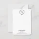 Modern Professional Monogram Note Card | Zazzle