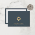 Modern Professional Note Cards with Logo | Zazzle