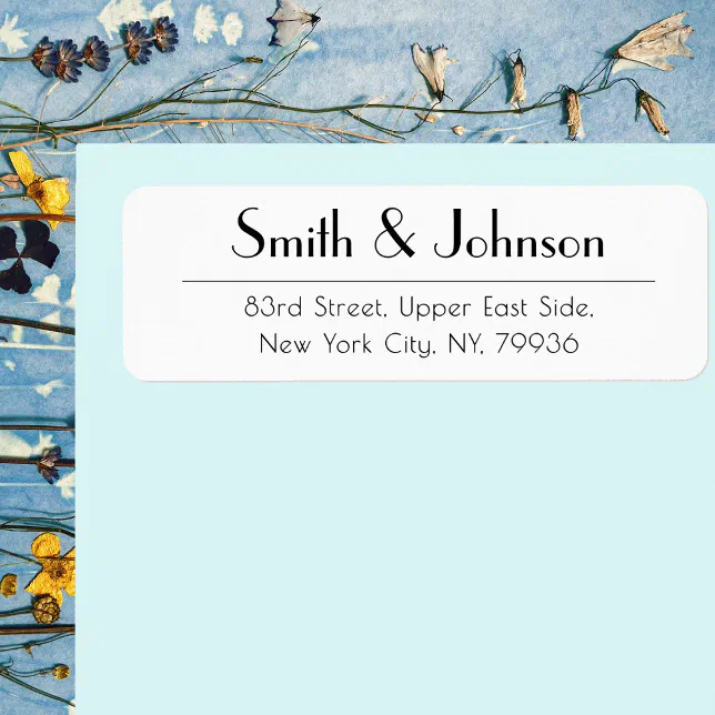 Modern Professional Office Business Return Address Label | Zazzle