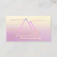 Modern Professional Ombre Geometric Business Card | Zazzle