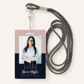 Modern Professional Real Estate Photo & Logo Badge | Zazzle
