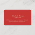 Modern Professional Red Loyalty Card | Zazzle