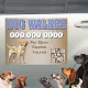 Modern Professional Service QR Code Dog Walker Car Magnet | Zazzle