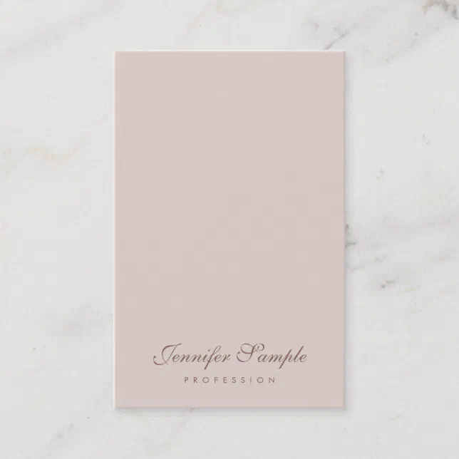 Modern Professional Simple Template Elegant Script Business Card | Zazzle