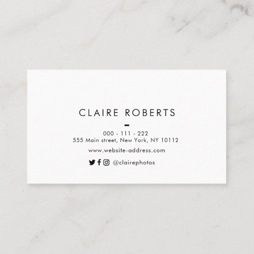 modern professional |thank you for your support business card | Zazzle