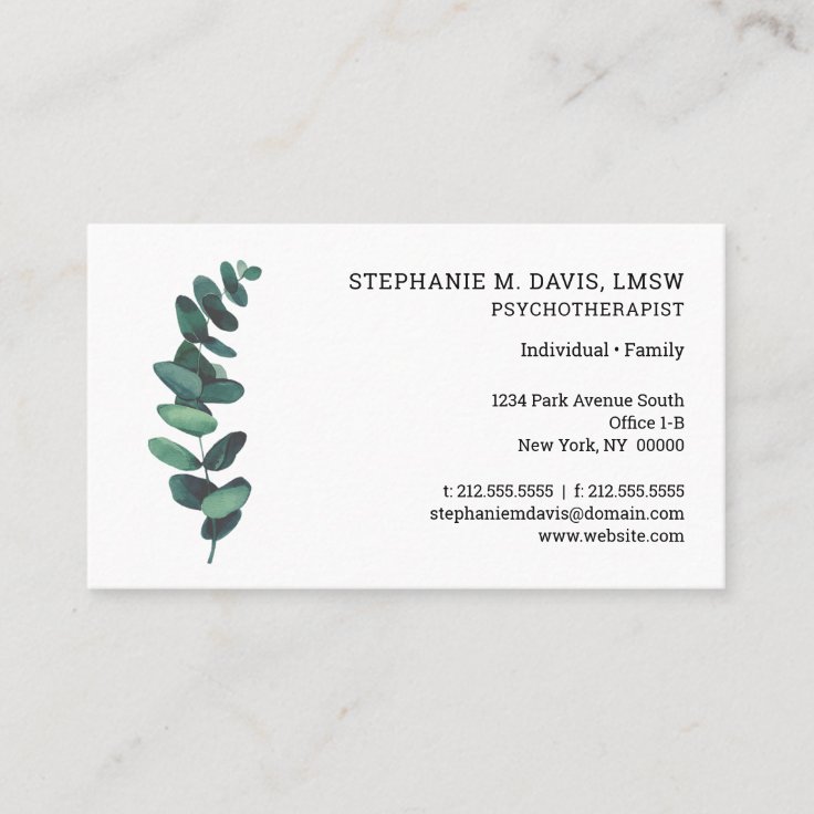 modern-psychotherapist-eucalyptus-business-card-zazzle