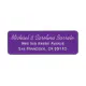 Modern Purple Labels | Zazzle