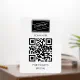 Modern QR Code and Business Logo Foam Board | Zazzle