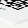 Modern QR Code and Business Logo Foam Board | Zazzle