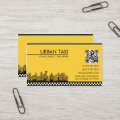 Modern QR Code Cab Taxi Driver Business Card | Zazzle