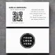 Modern QR Code Minimalist Professional Logo Business Card | Zazzle