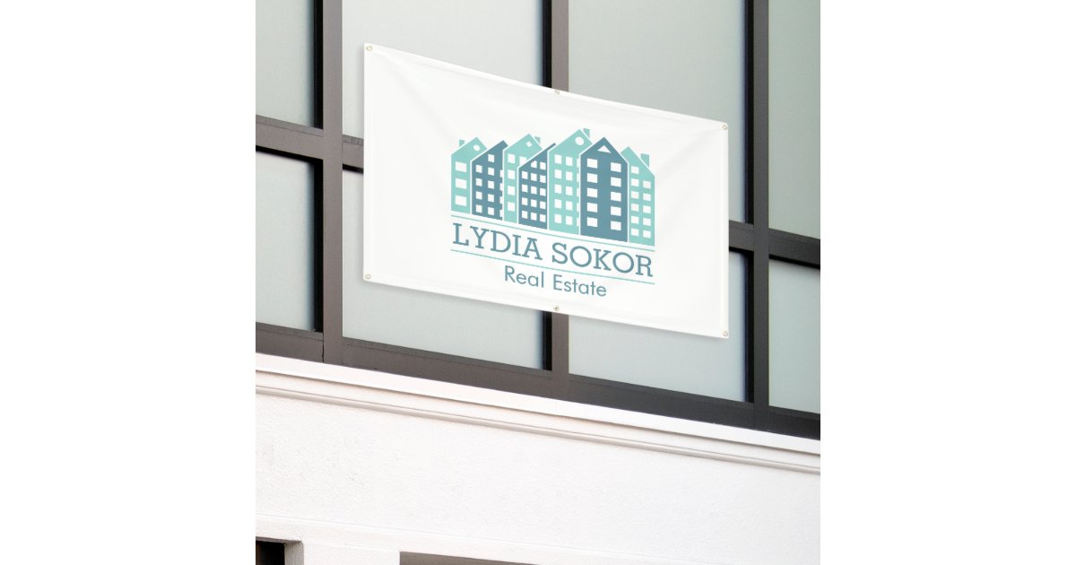 Modern Real Estate Banner | Zazzle