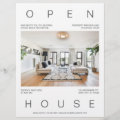 Modern Real Estate Open House Invitation Template Flyer | Zazzle