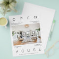 Modern Real Estate Open House Invitation Template Flyer | Zazzle