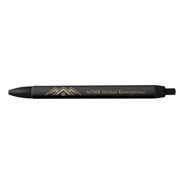 Modern Real Estate Promotional Realtor Logo Pen | Zazzle