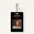 Modern Real Estate Promotional Realtor Name Tag Badge | Zazzle
